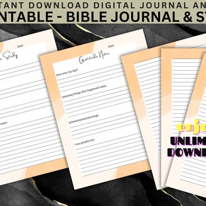 Printable Prayer Journal, Guide - Bible Study, Digital Bible Study ...