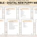 Editable Welcome New Furry Friend-checklist for First-time Dog Owners ...