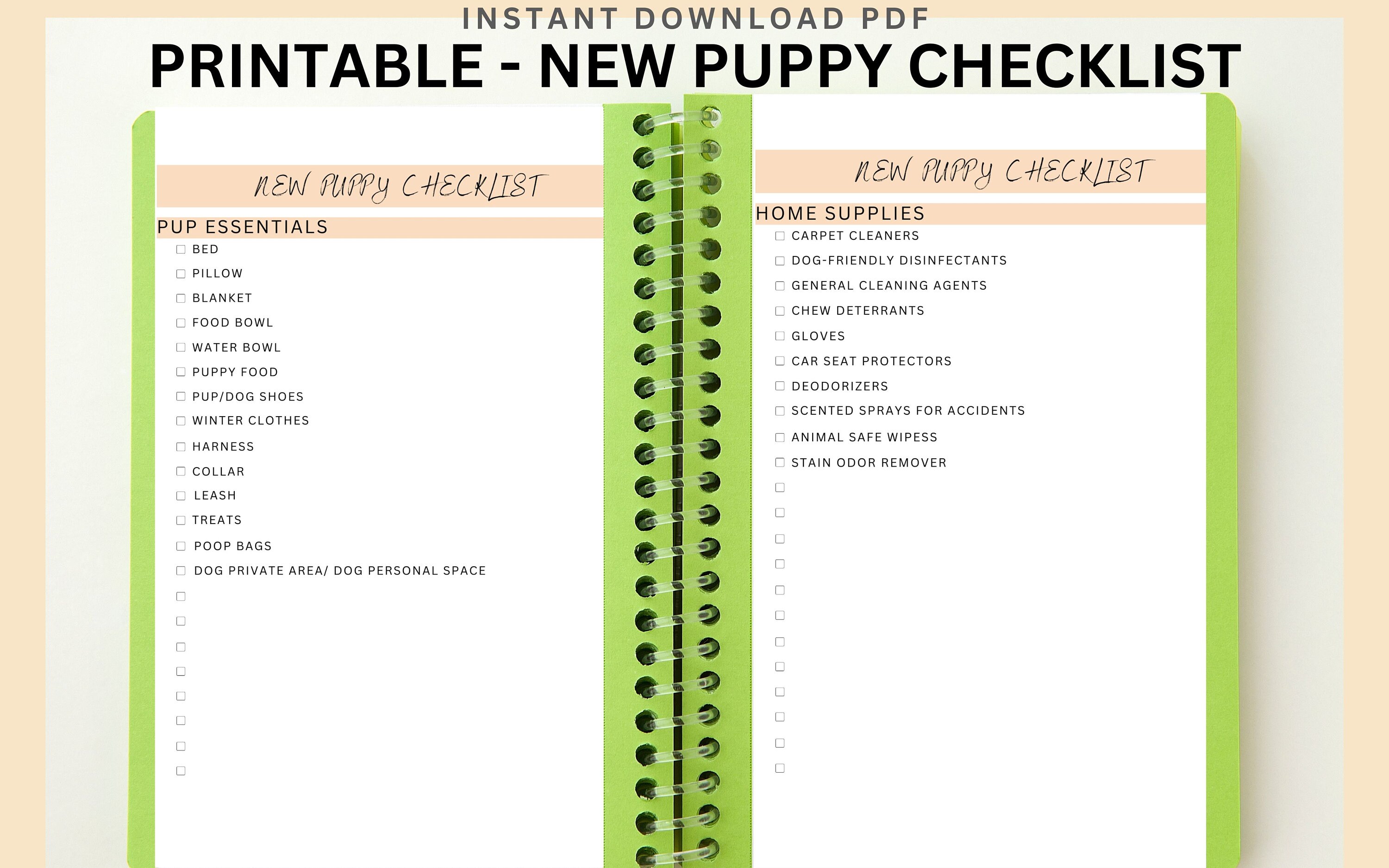 Welcome New Furry Friend-important Checklist for First-time Dog Owners ...
