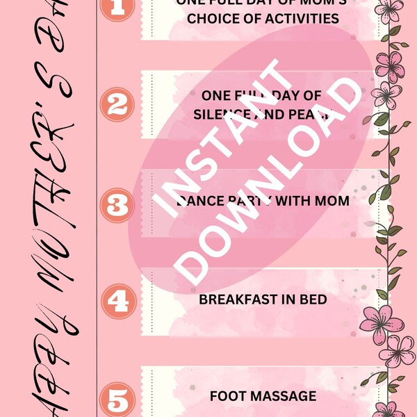 Printable Coloring Page With Beautiful Message for Mom This Mother's ...