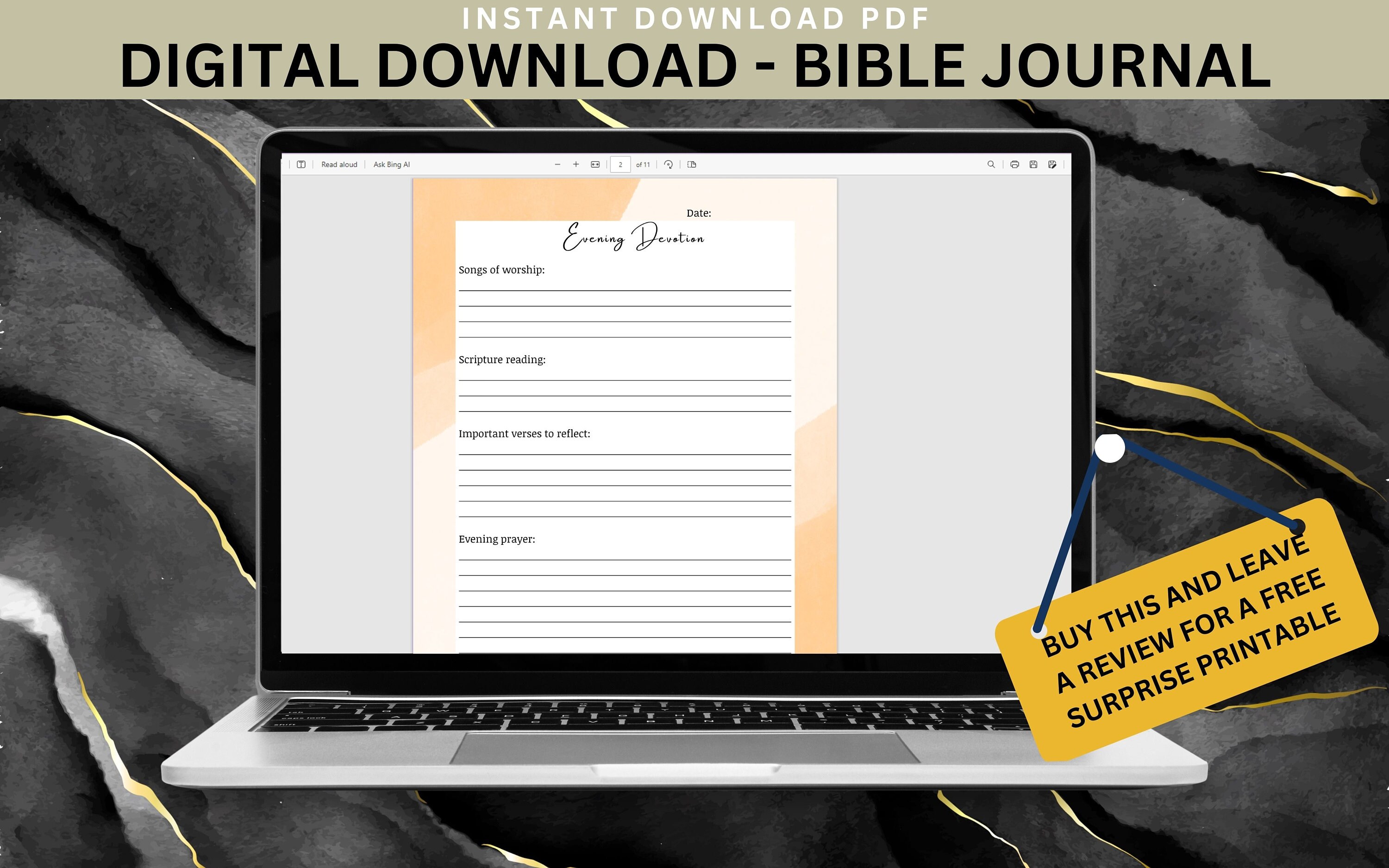 Printable Prayer Journal, Guide - Bible Study, Digital Bible Study ...