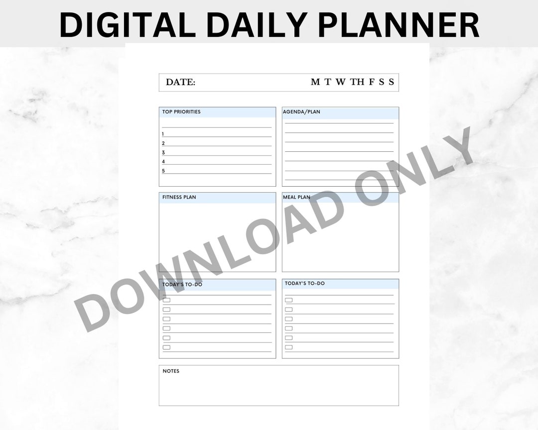 Planner 2023, Personal Daily Planner, Productivity Planner, Undated ...