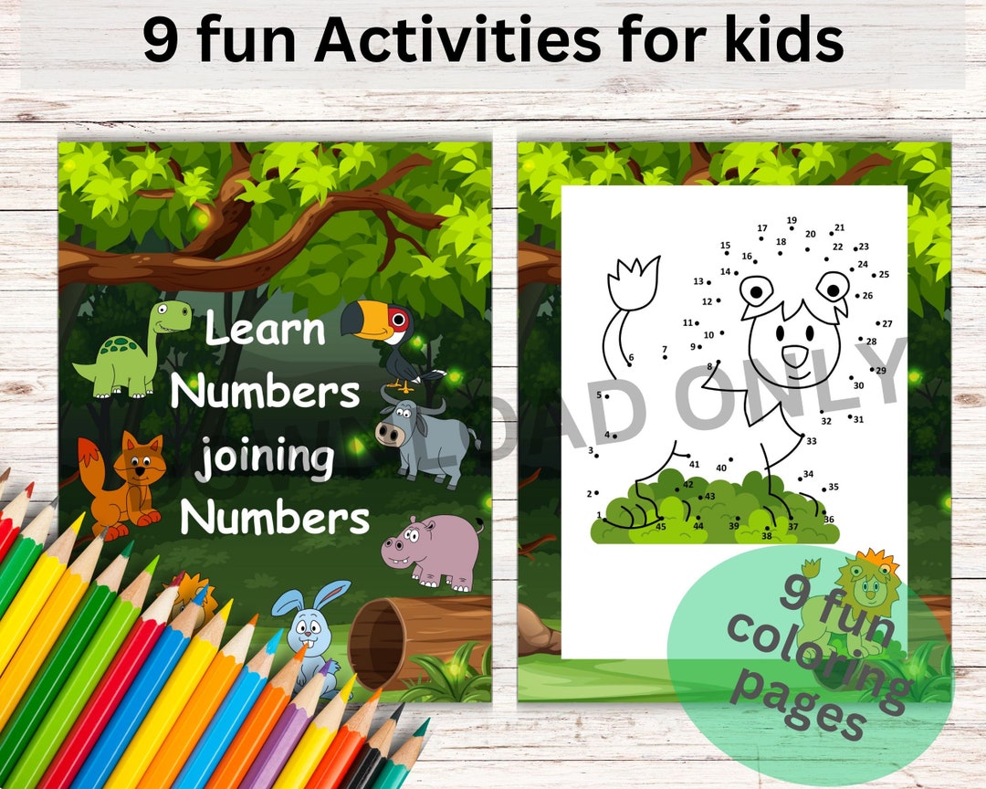 Learn Numbers in a Fun Way by Counting and Joining Them. Join the ...