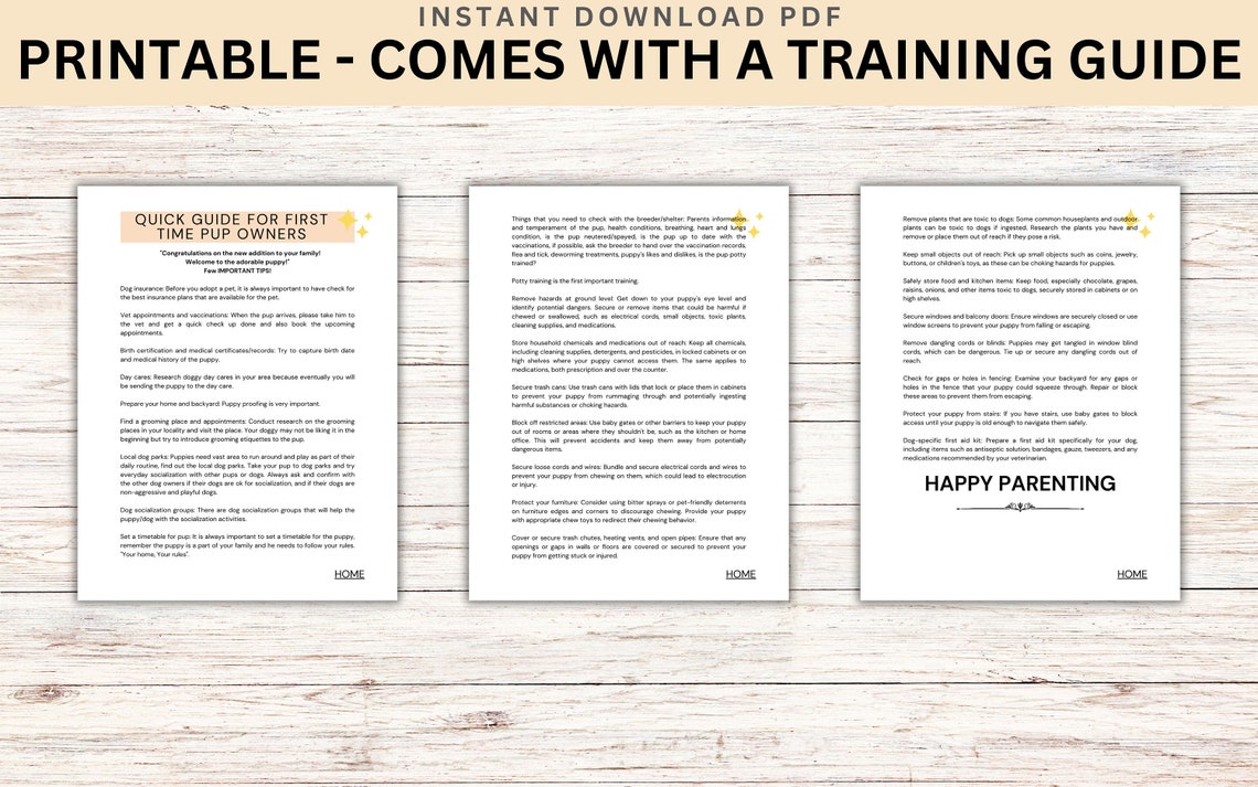 Editable Welcome New Furry Friend-checklist for First-time Dog Owners ...