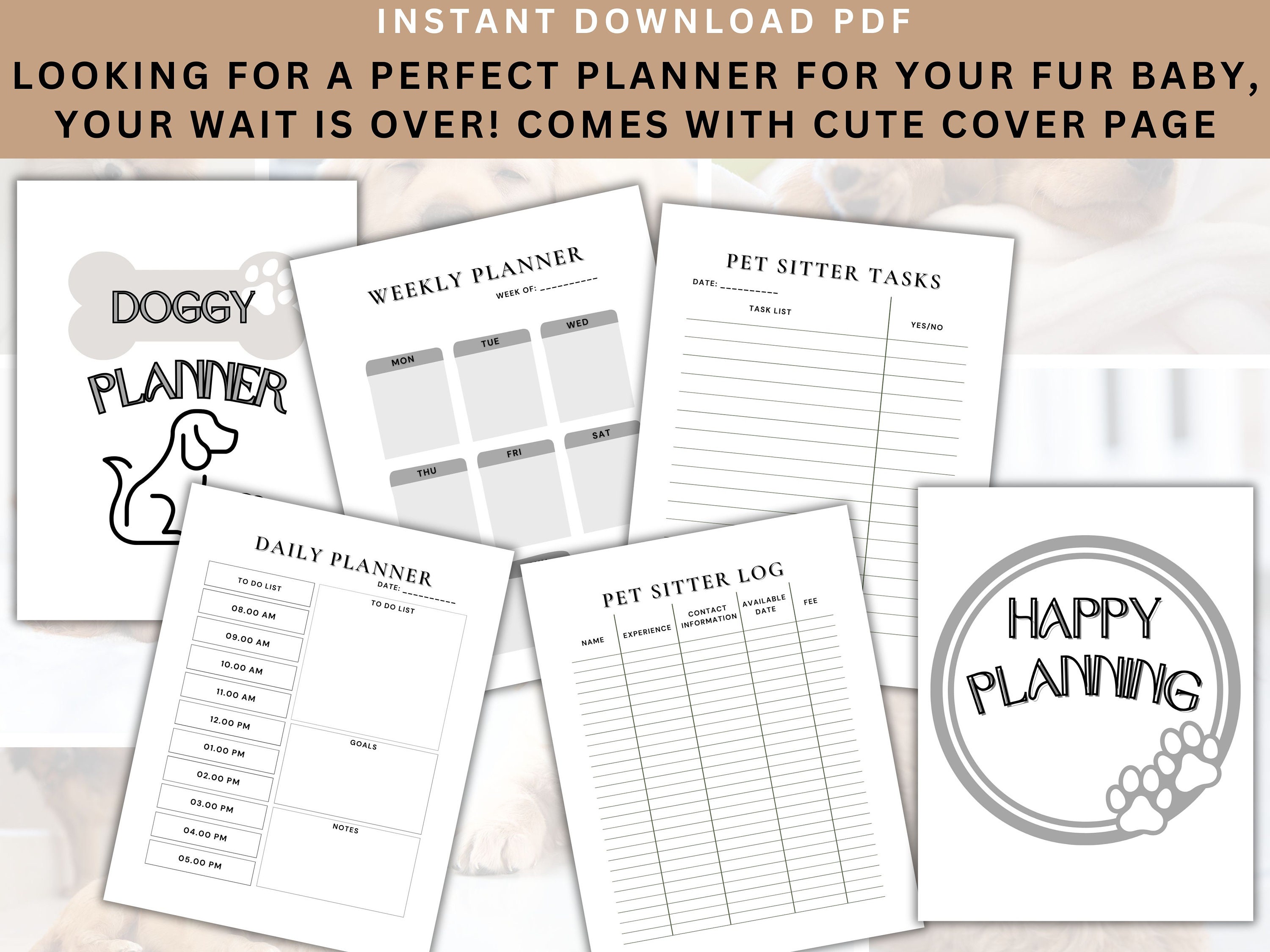 Puppy Pals: Nurturing Tails of Love - Puppy Guide and Puppy Planner for ...