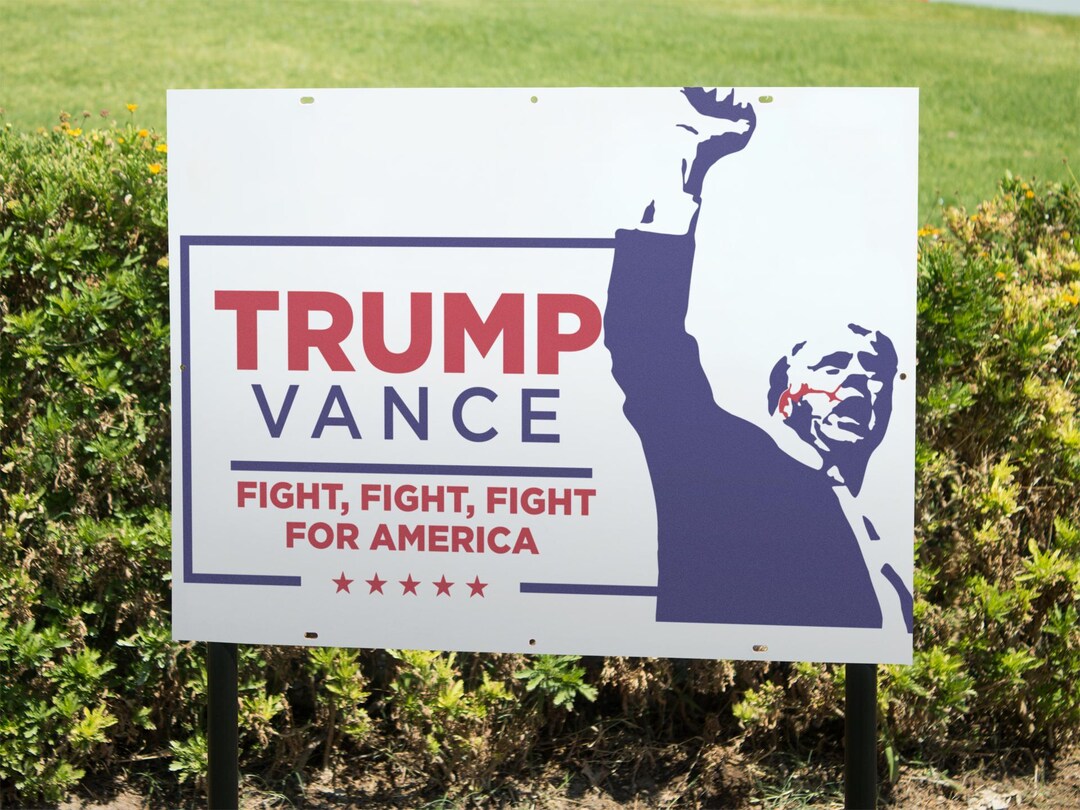 Donald Trump Yard Signs 2024 Election Decoratice Item on Sale Trump ...