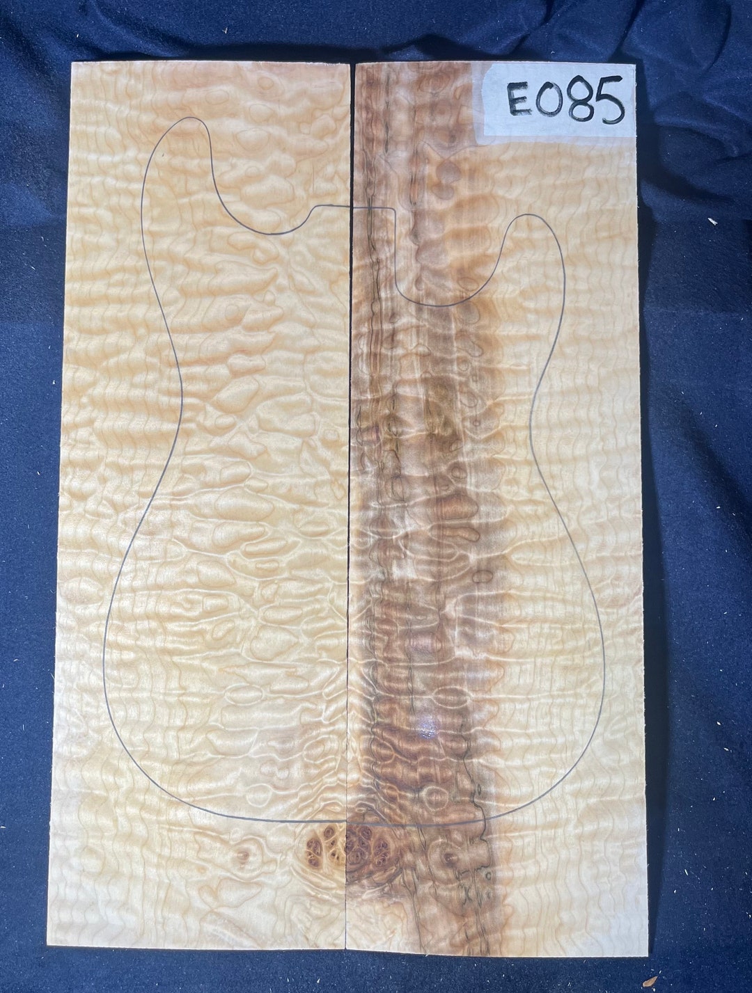 Stained Quilt Maple Lam-top (ying and Yang) - Etsy