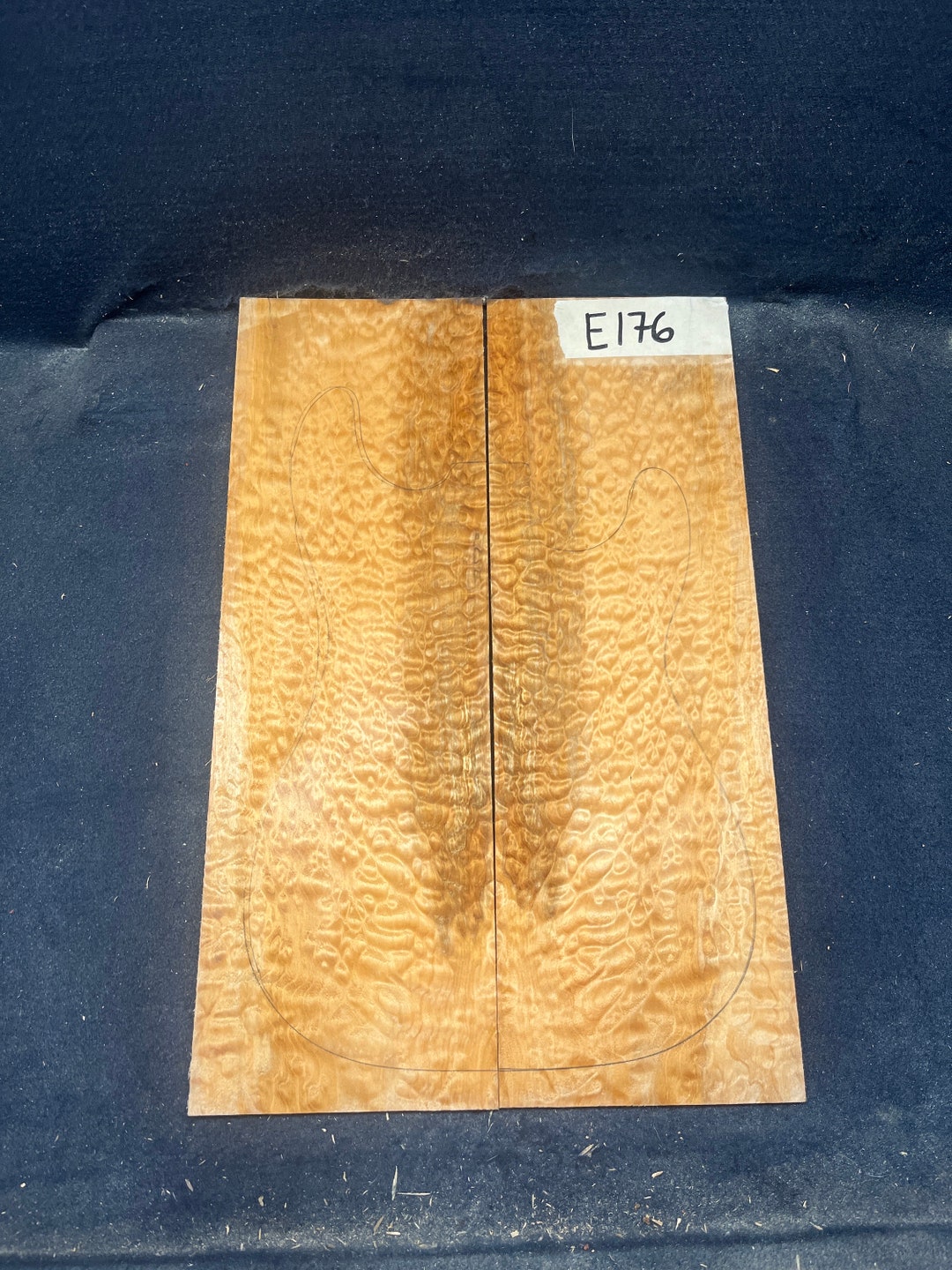 Stained Quilt Figured Maple Lam-top - Etsy