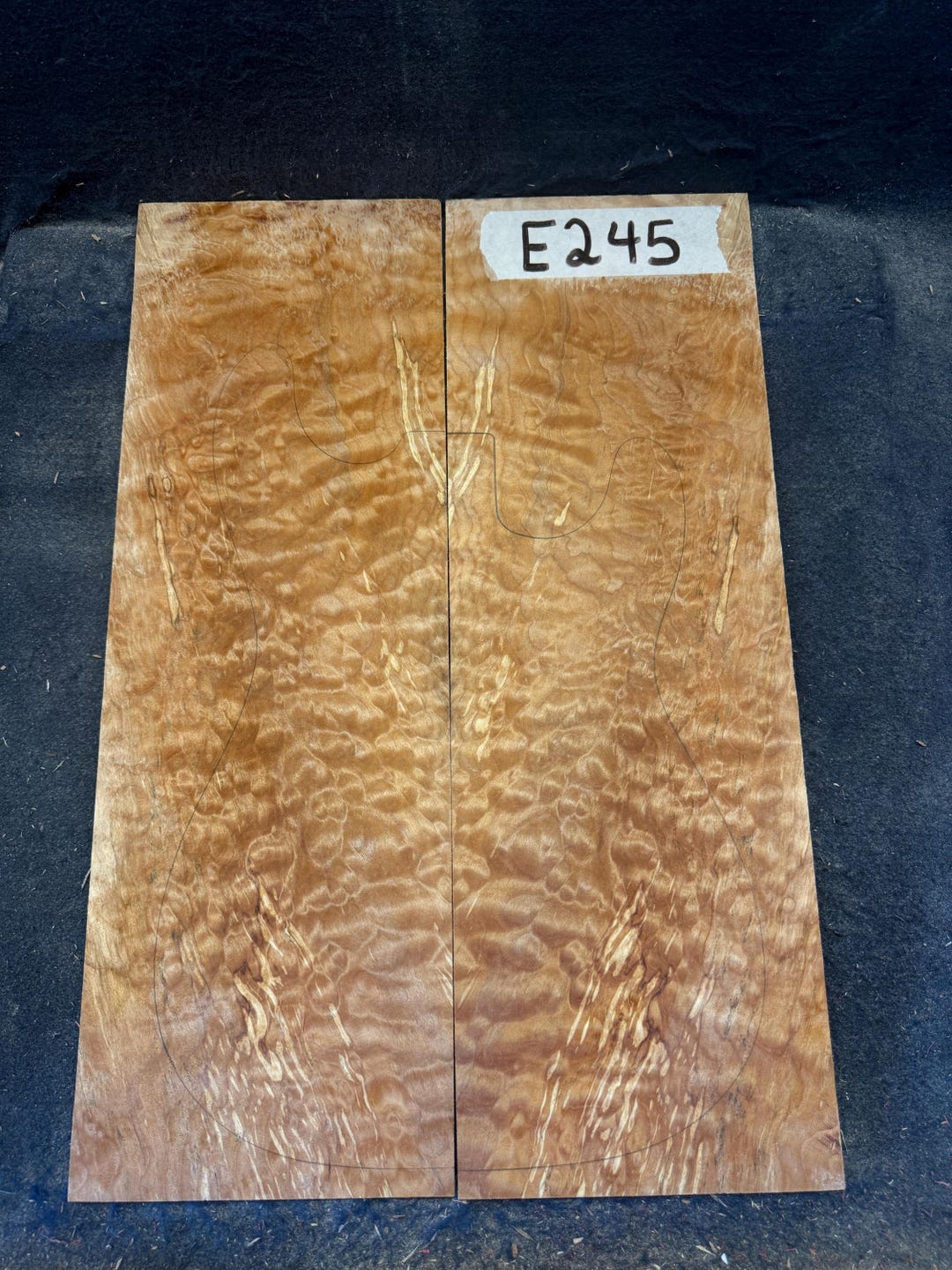 Stained/spalted Quilted Figured Maple Lam-top/ Project Wood - Etsy