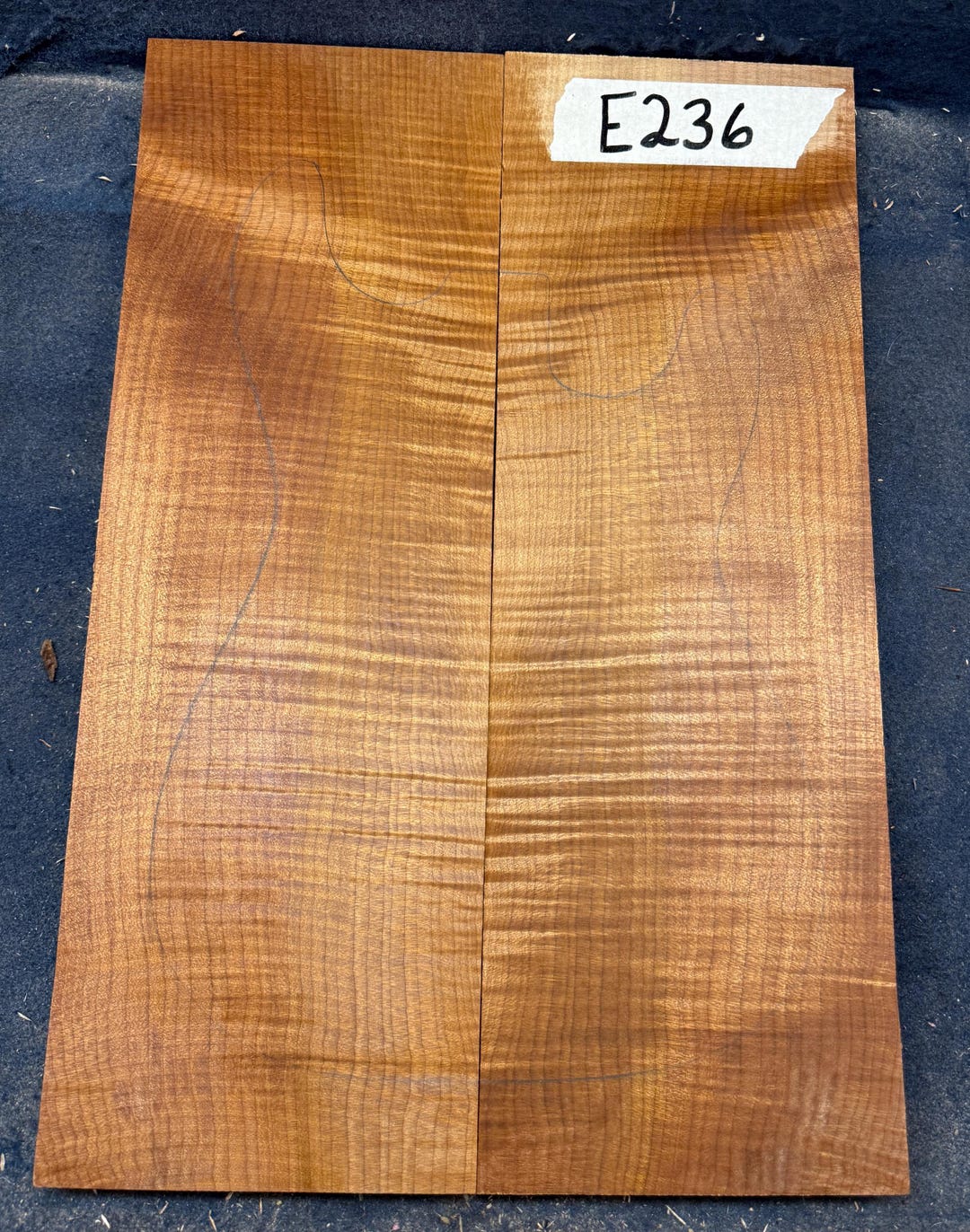 Thermally Modified Figured Flame Maple Carve-top - Etsy