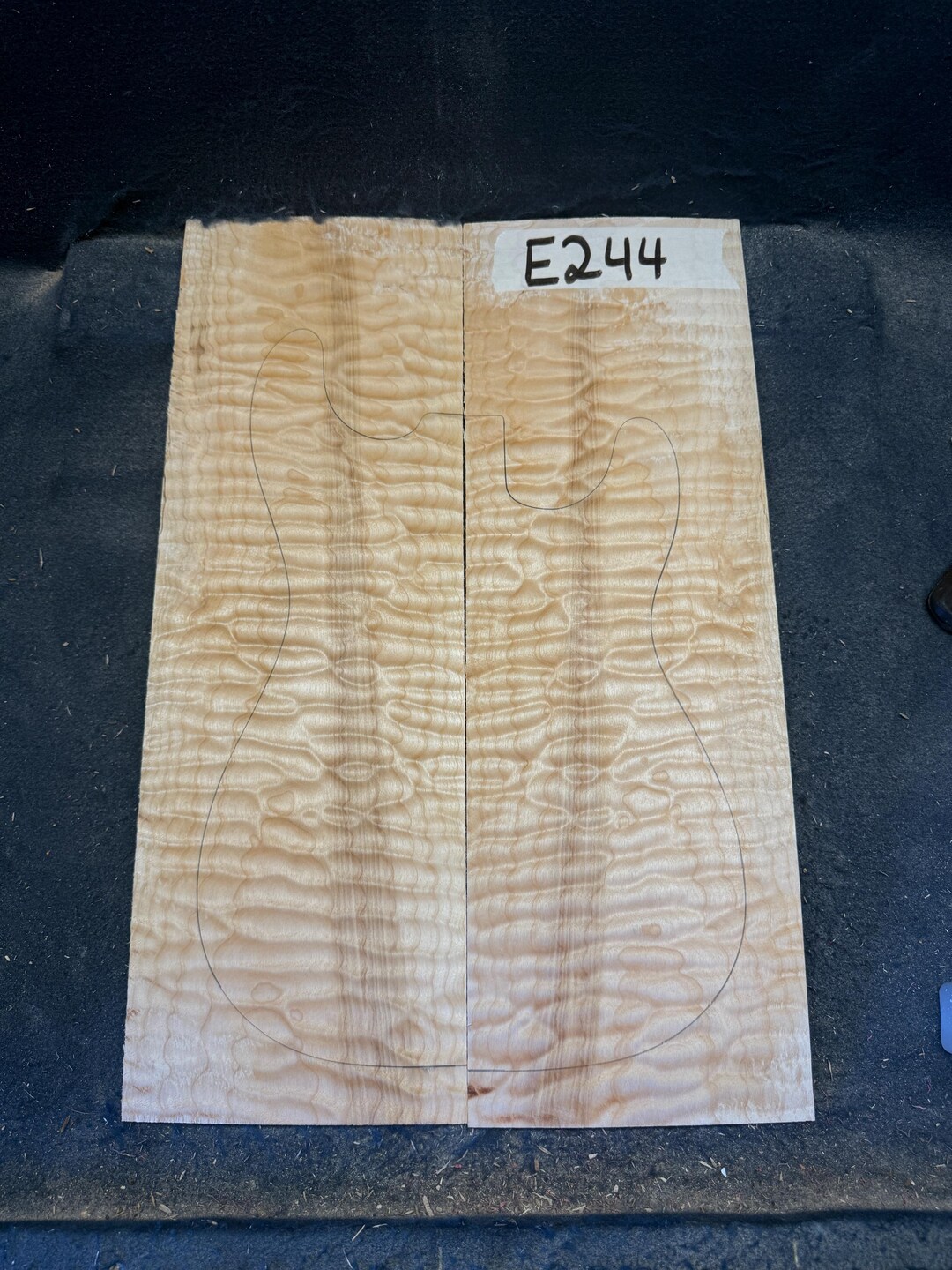 Stained Quilted Figured Maple Lam-top/project Wood - Etsy