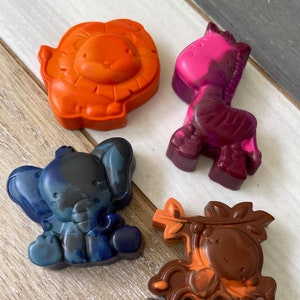 Baby Animal Crayons, Zoo Animal Crayons, Jungle Animal Crayons, Safari ...