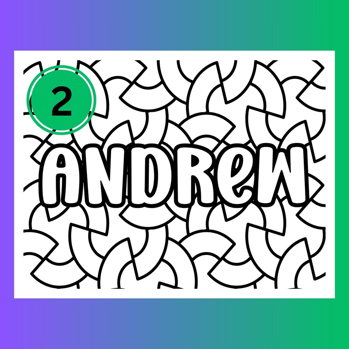 Printable Custom Name and Phrase Coloring Page for Adults and Kids - Etsy