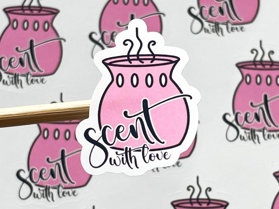 Scent With Love Stickers // 30 Stickers per Sheet // Wax Melts, Candles ...