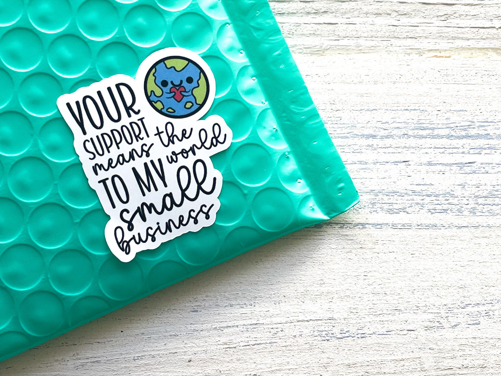Your Support Means the World Stickers // 25 Stickers per Sheet ...