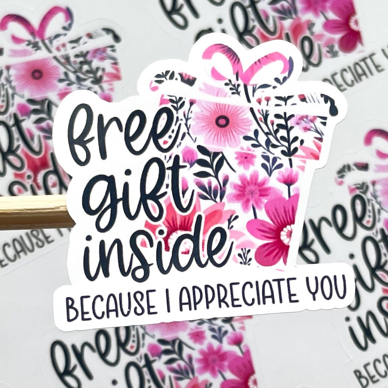 Cute Thank You Sticker - Etsy