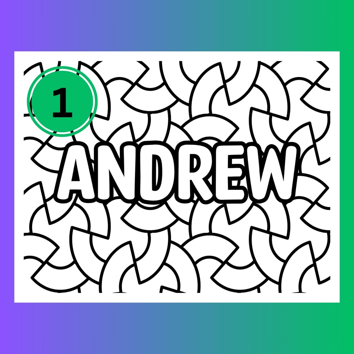Printable Custom Name and Phrase Coloring Page for Adults and Kids - Etsy