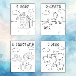 Printable Farm Animal Coloring Pages for Kids, Farm Animal Coloring ...