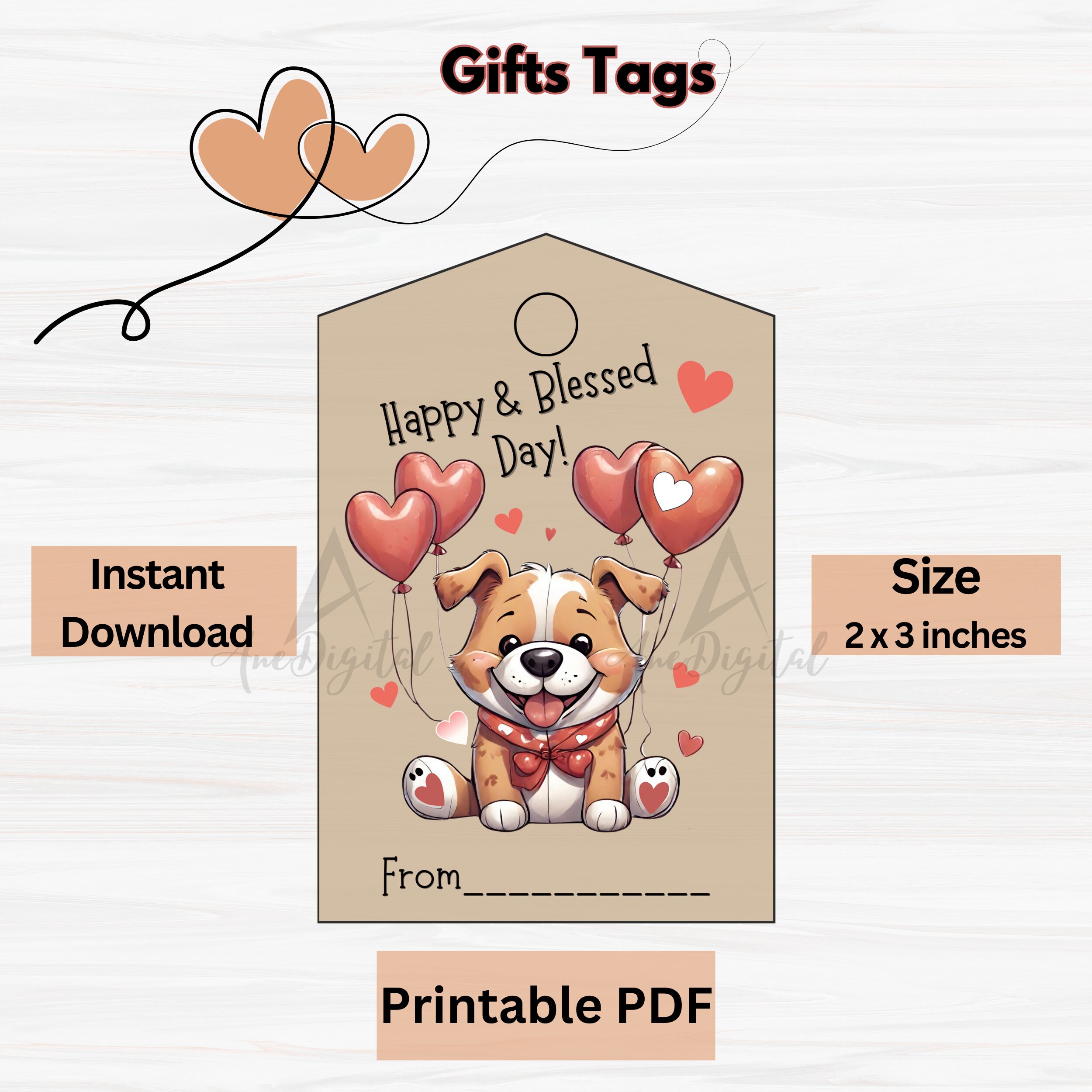 Printable Friendship Gift Tags/inspirational Gift Tags/instant Download ...
