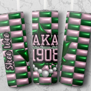 AKA Tumbler Sublimation Tumbler Wrap PNG Alpha Kappa Tumbler Wrap ...