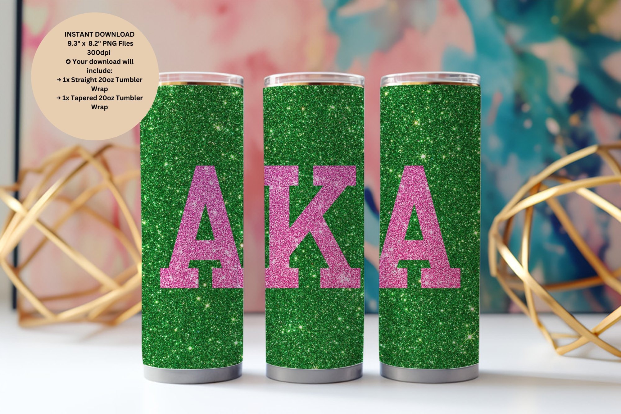 AKA Tumbler Sublimation Tumbler Wrap PNG Alpha Kappa Tumbler Wrap ...