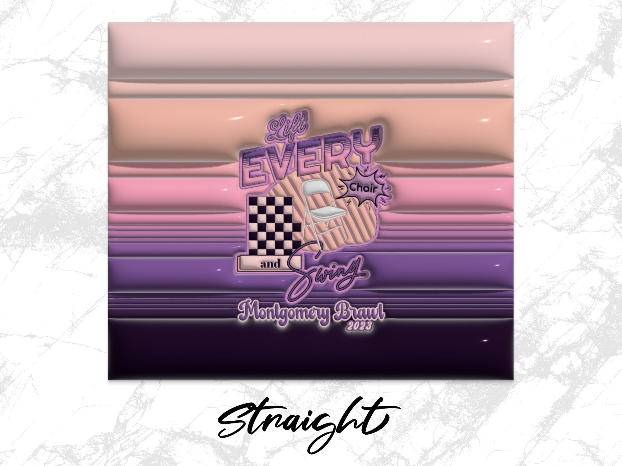 Montgomery Alabama Brawl 3D Puff Tumbler Wrap Alabama Slammer - Etsy