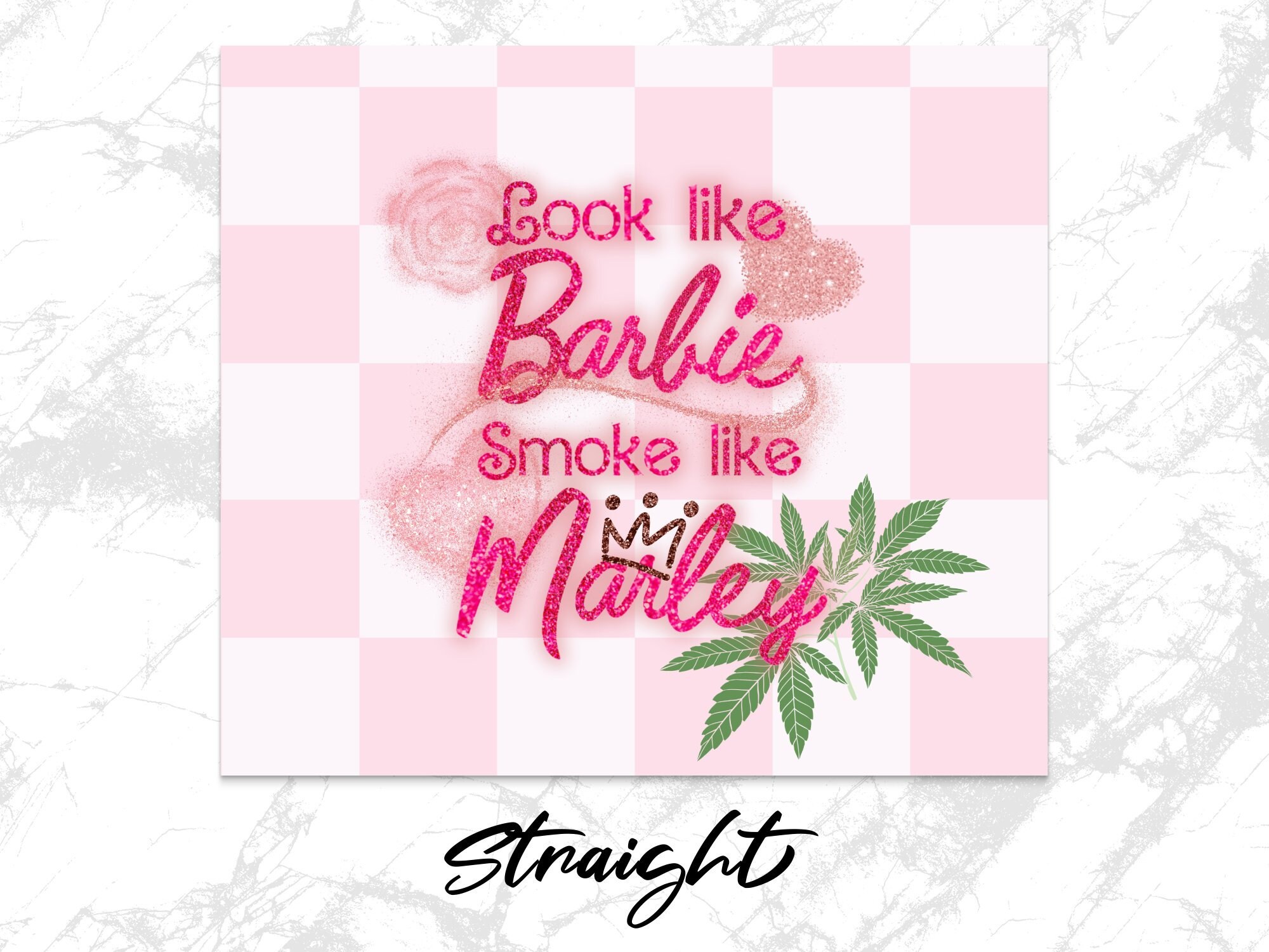 Barb Tumbler Design Funny Tumbler Design Stoner Gift 20oz Skinny ...