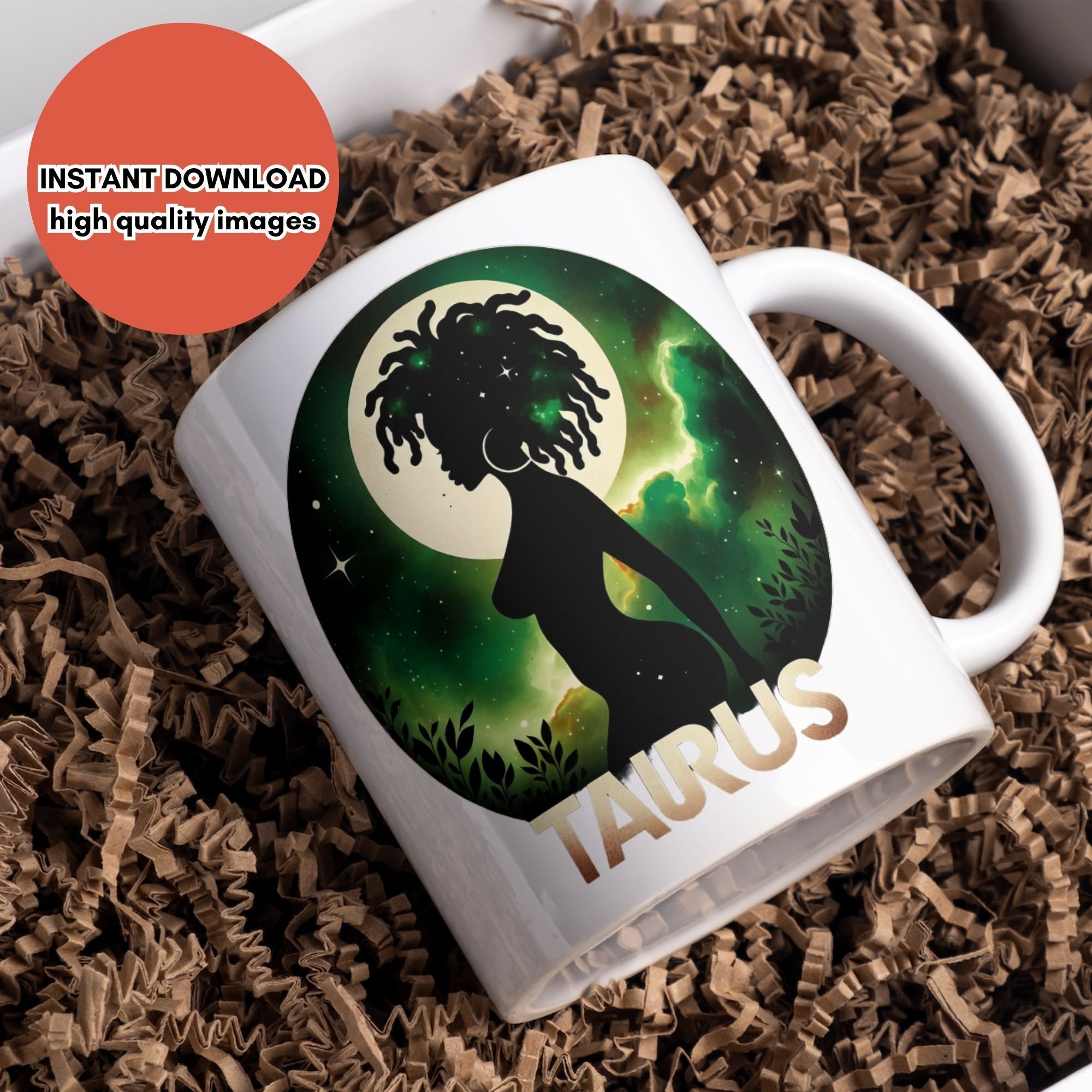 Black Girl Celestial Star Sign Zodiac Clipart Bundle Astrology Sublimation Instant Download PNG ...