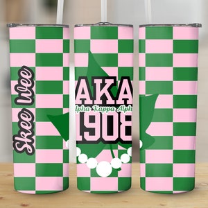 AKA Tumbler Sublimation Tumbler Wrap PNG Alpha Kappa Tumbler Wrap ...