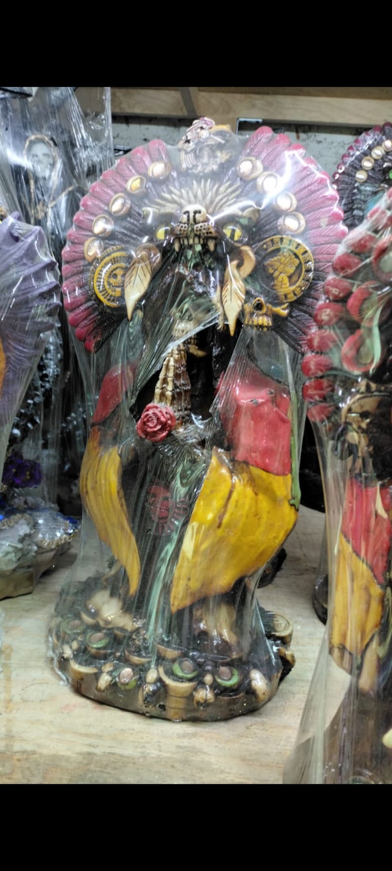 Santa Muerte 18 Inches Aztec - Etsy