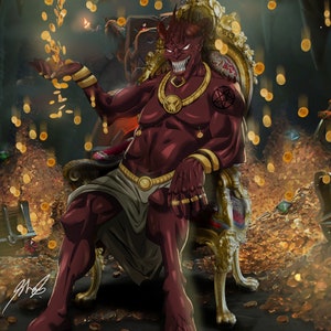 Mammon God of Wealth 14 Inches - Etsy