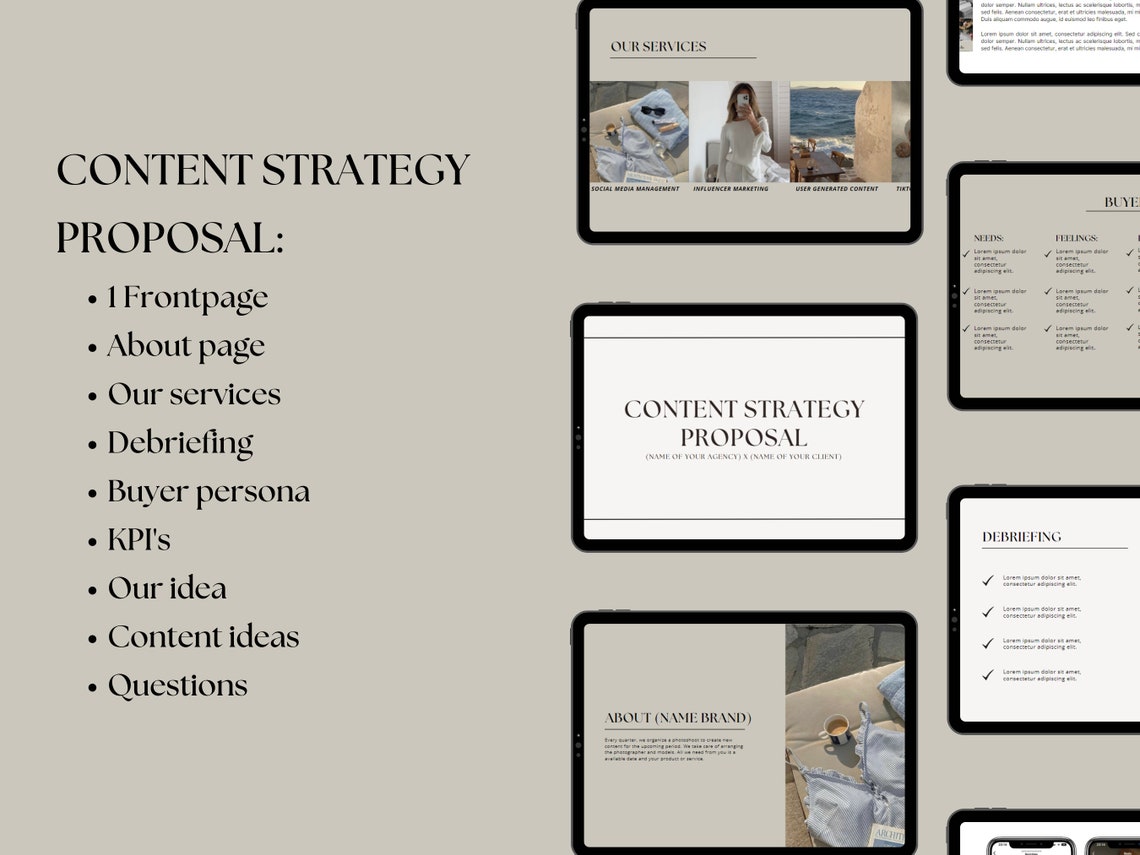 Content Strategy Proposal | Social Media Audit | Social Media Manager ...