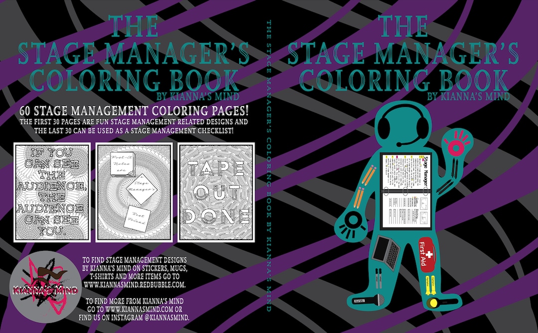 Stage Manager's Coloring Book, Stage Manager, Coloring Book, Coloring ...
