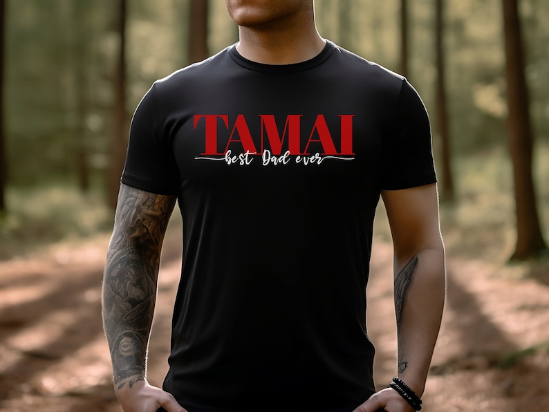 TAMAI Best Dad Ever Shirt, Tongan T-shirt for Men, Dad Gift, Son Gift, Father's Day T-shirt - Etsy