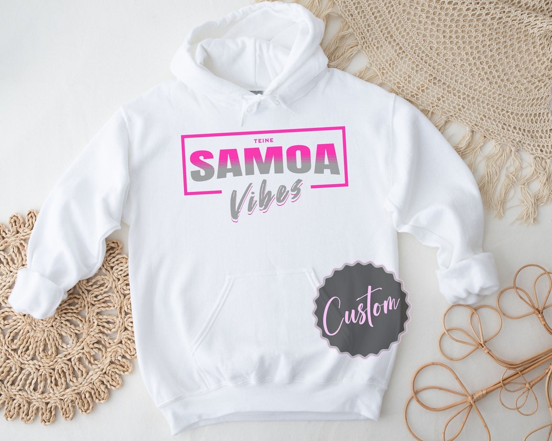 Samoa Vibes Sweatshirt - Custom Polynesian Samoan Hoodie for Women ...
