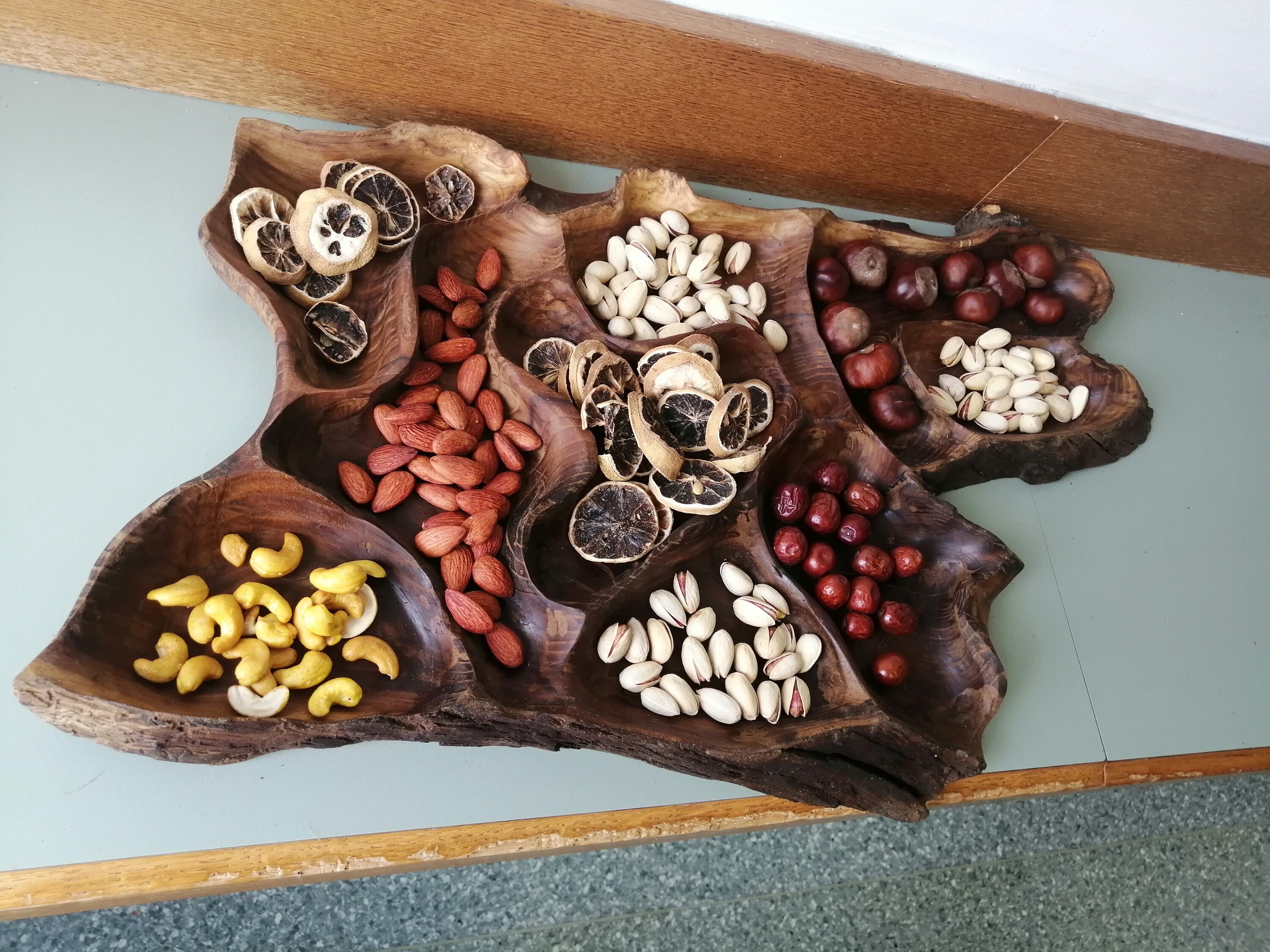 Handmade Wooden Tray, Home Décor Serving Tray, Olive Wood Handcrafted ...