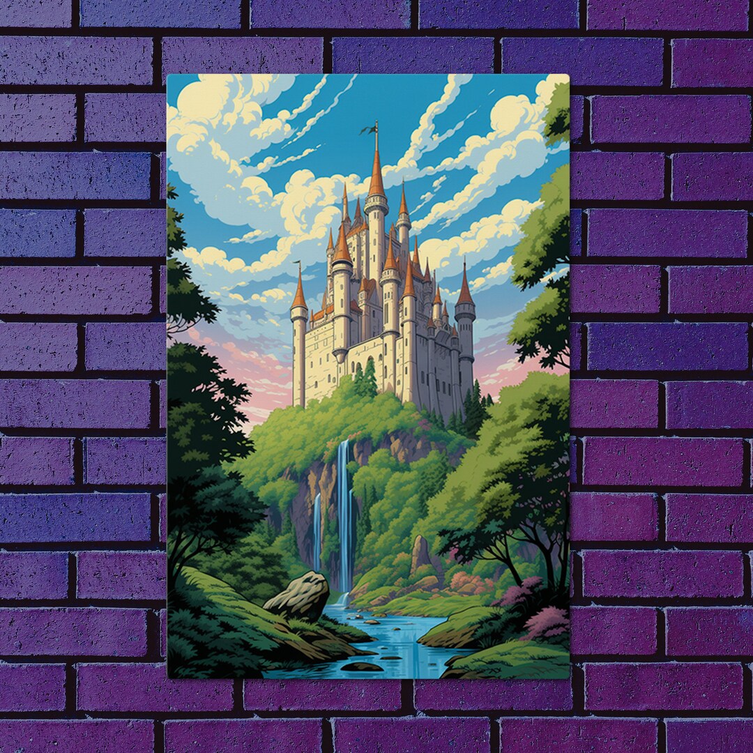 Magic Castle Kingdom, Anime Wall Decor Gift-for Kids' Room Decoration ...