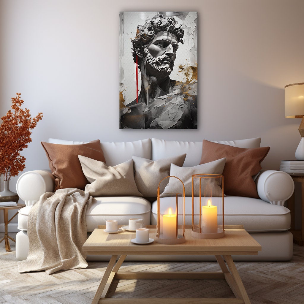 Ancient Greek Statue Wall Decor, Greek Mythology Gift Greek Hellenistic ...