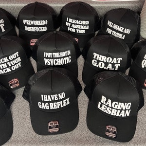 Unhinged Trucker Hats, BACHELORETTE Party Hat, BACHELOR Party Hat - Etsy