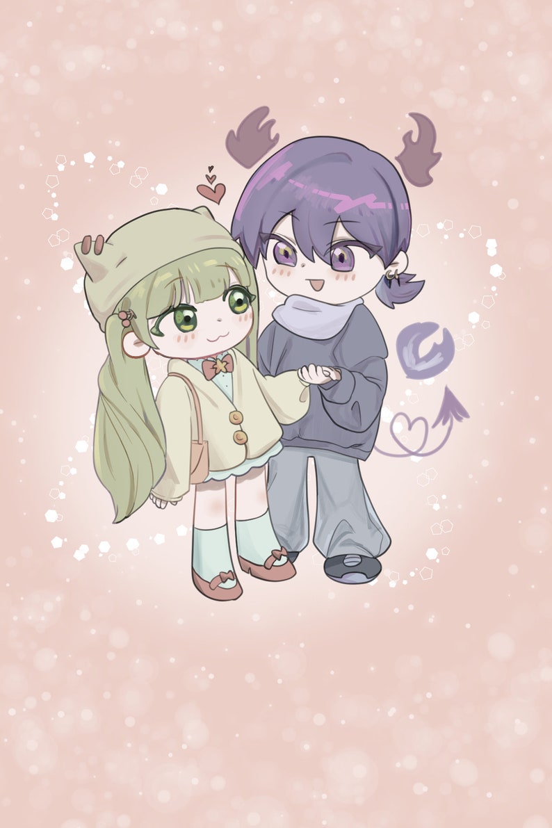 Commission: Custom Anime Chibi Style Character Digital Art Illustration ...
