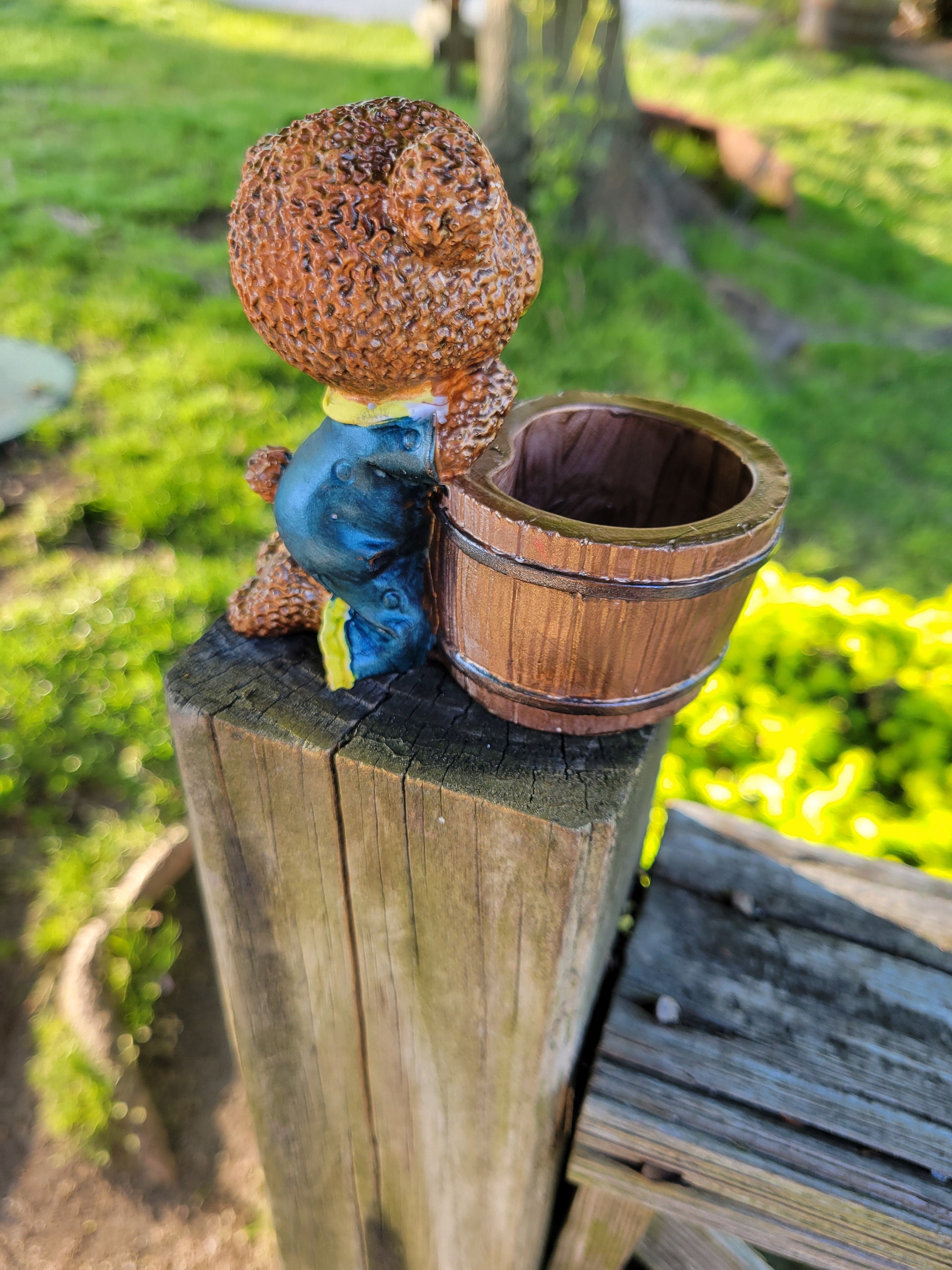Tiny Planter:dirty Bear - Etsy