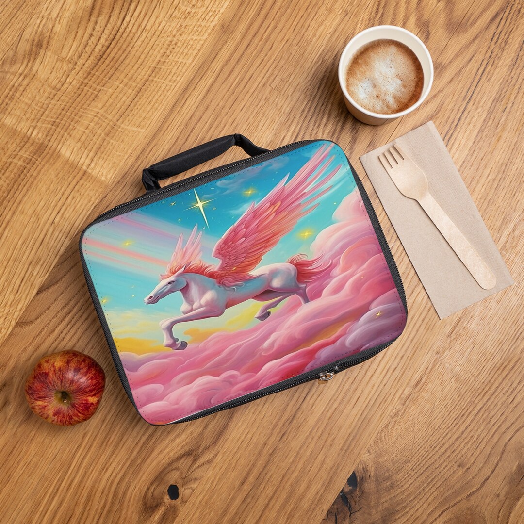 Pegasus Dreams Fantasy Lunch Bag for Magical Adventures | Cotton Candy ...