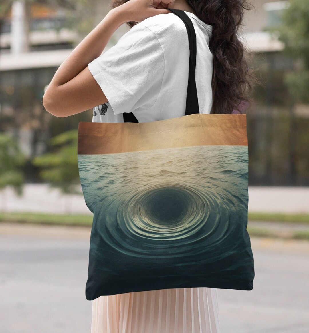 Boundless Beauty: Infinity's Edge Tote Bag Transcendent Artistry ...