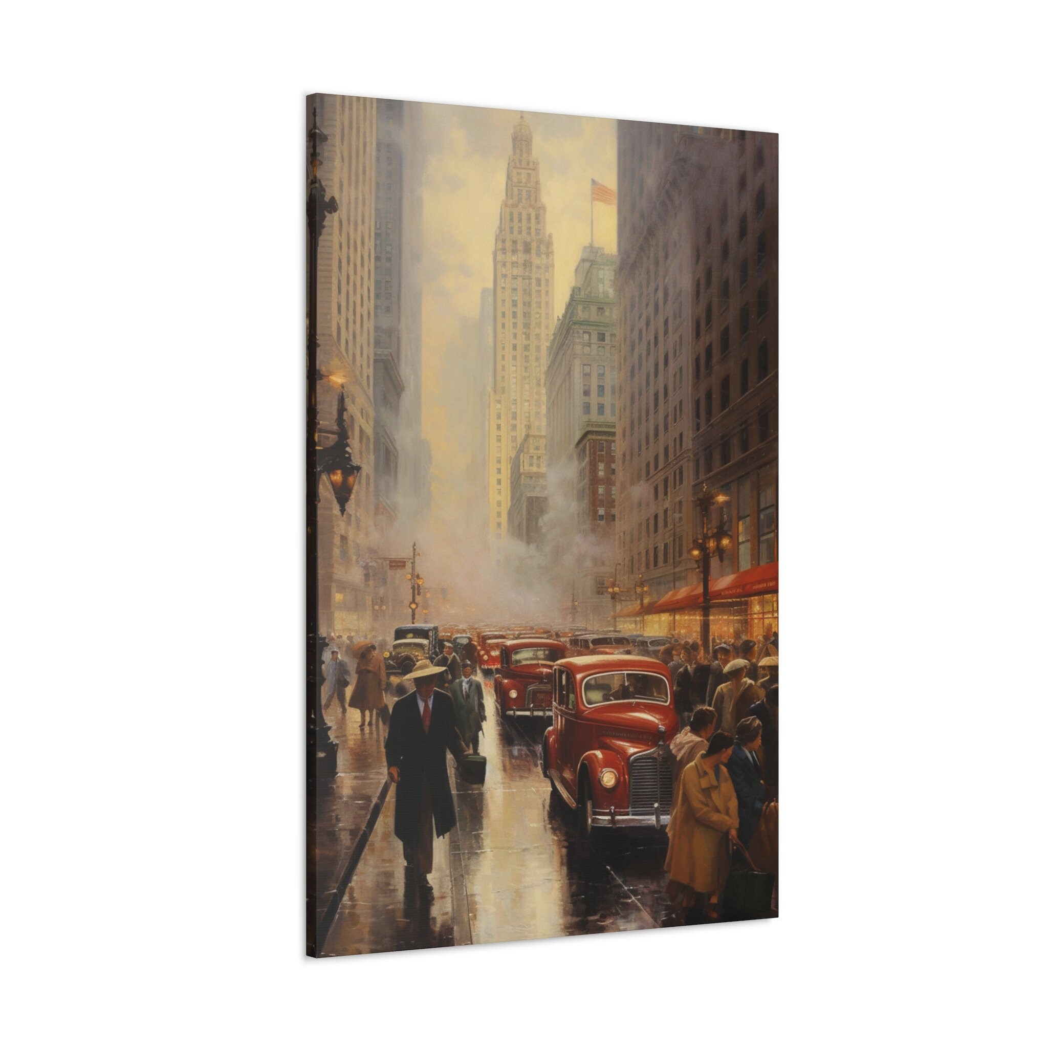 Windy City Wonder: Another Busy Day in Chicago | Vintage Cityscape ...