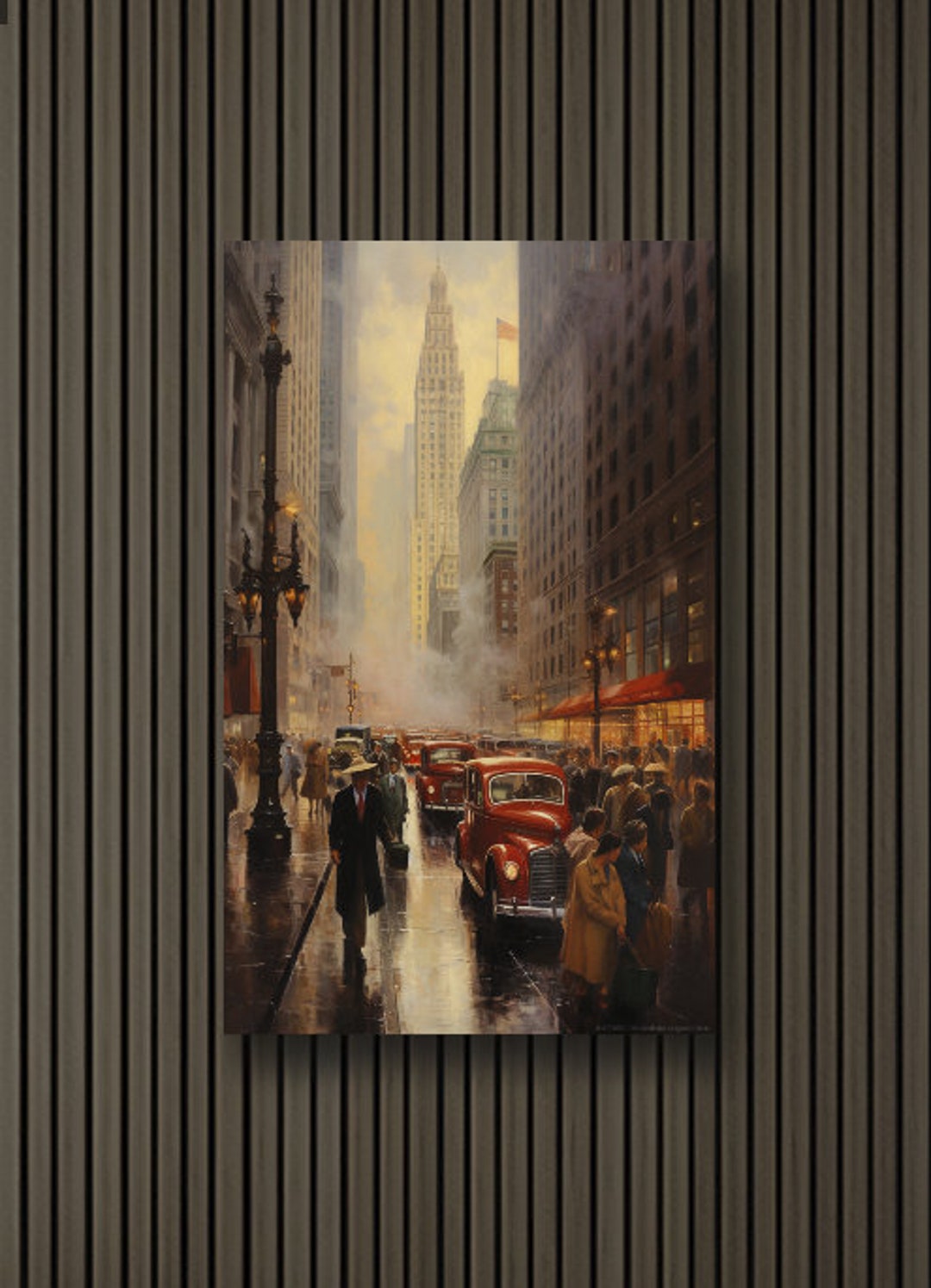 Windy City Wonder: Another Busy Day in Chicago | Vintage Cityscape ...