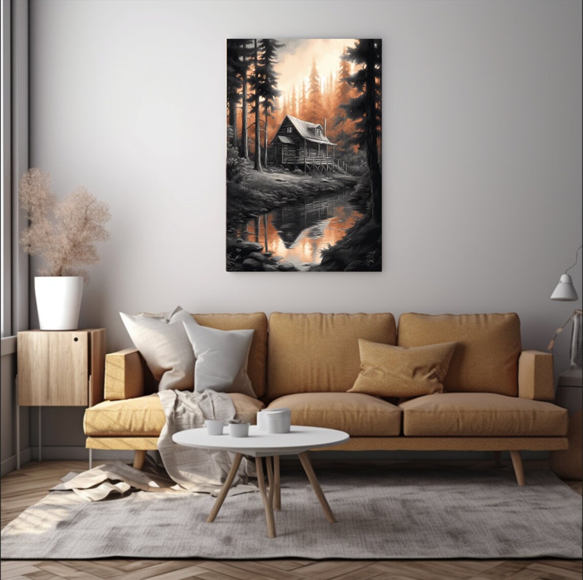 Woodland Bliss: Cabin in the Woods | Tranquil and Serene Rustic Cabin ...