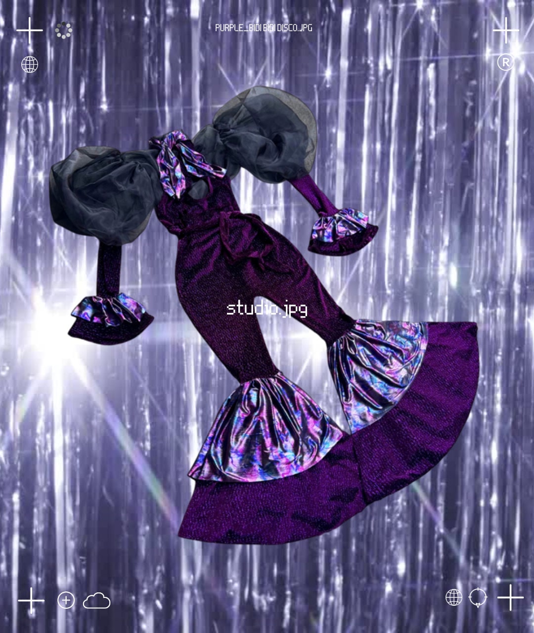 Drag Queen Puff Sleeve Disco Jumpsuit - Etsy