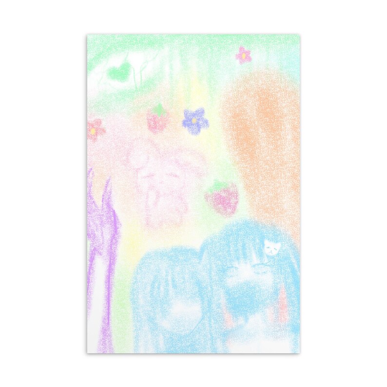 Mini Art Print 4x6in Weirdcore Pastel Dreamcore Gurokawa - Etsy