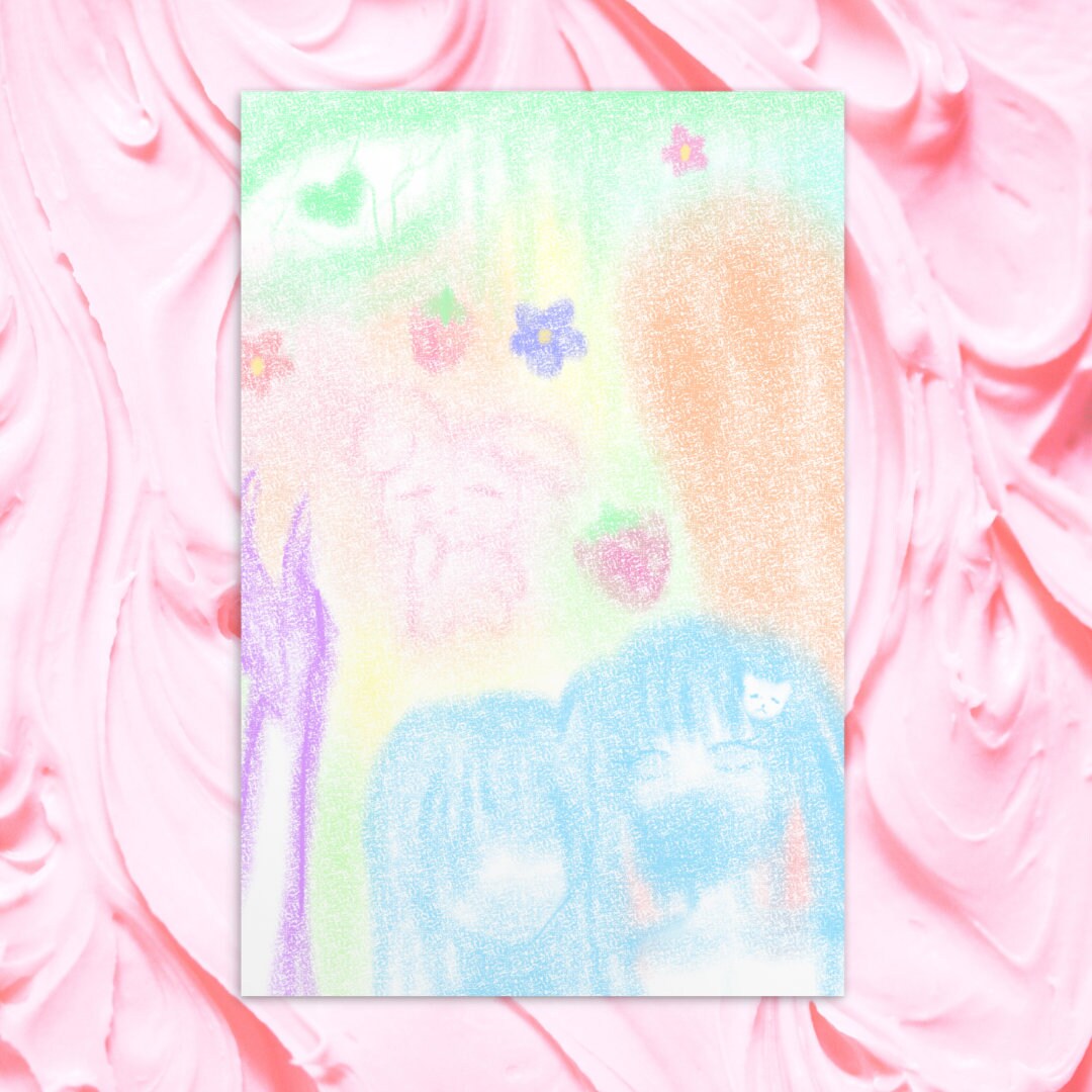 Mini Art Print 4x6in Weirdcore Pastel Dreamcore Gurokawa - Etsy