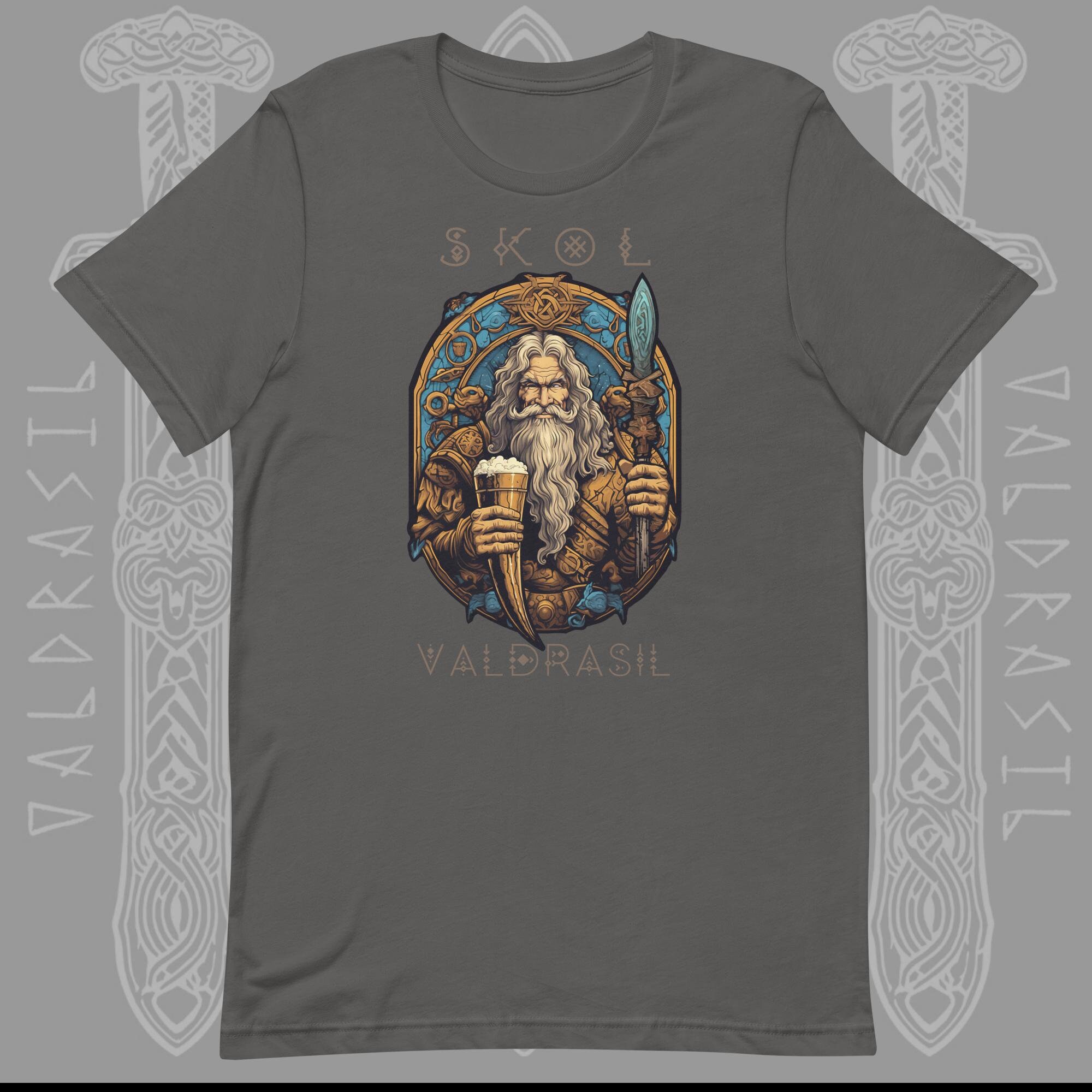 Odin's Mead Horn Original Viking Norse T-shirt - Etsy